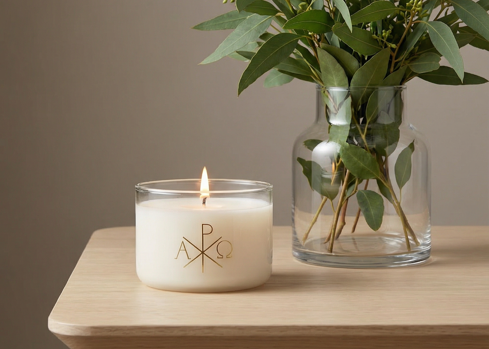 Chrism Infused Candle – Pax Rosa